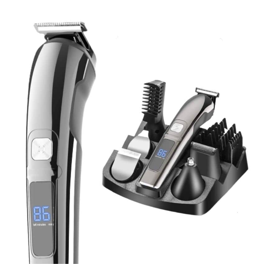 Tondeuse barbe et cheveux - Rasoir électrique waterproof pour homme – Barbe & Cheveux